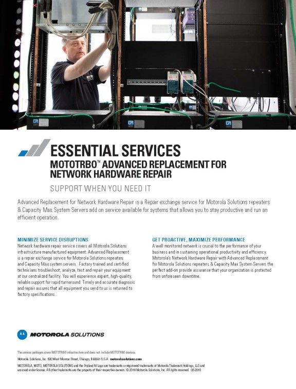 Services for MOTOTRBO Systems - Motorola Solutions