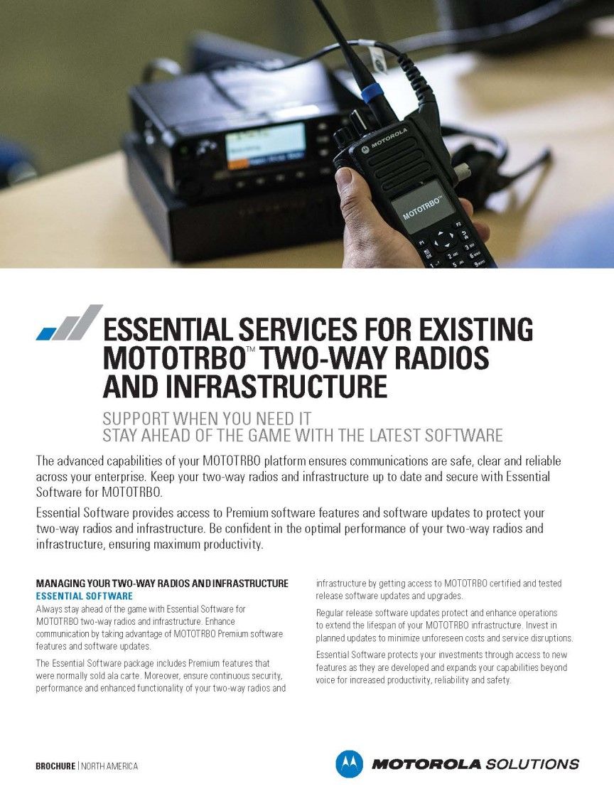 Services for MOTOTRBO Systems - Motorola Solutions