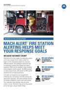 MACH ALERT™ Fire Station Automation and Alerting - Motorola Solutions