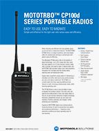 CP100d Series Portable Two-Way Radios - Motorola Solutions