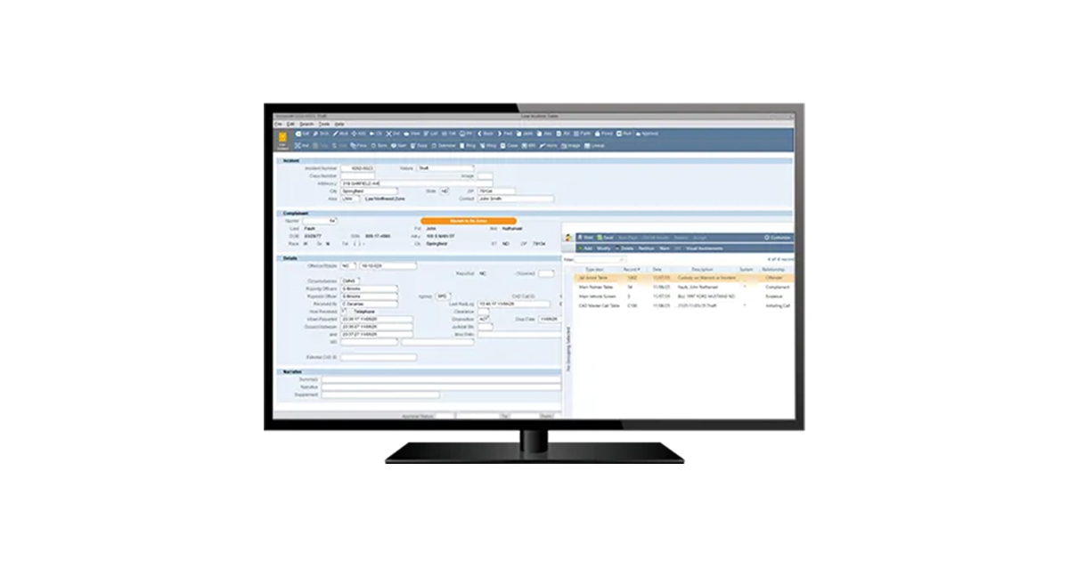 Spillman Flex Police RMS - Motorola Solutions