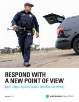 CAPE Drone Video & Flight Control Software - Motorola Solutions