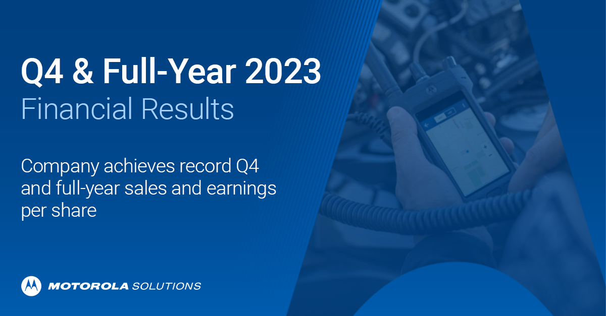 Motorola Solutions Reports Fourth-Quarter and Full-Year Financial ...