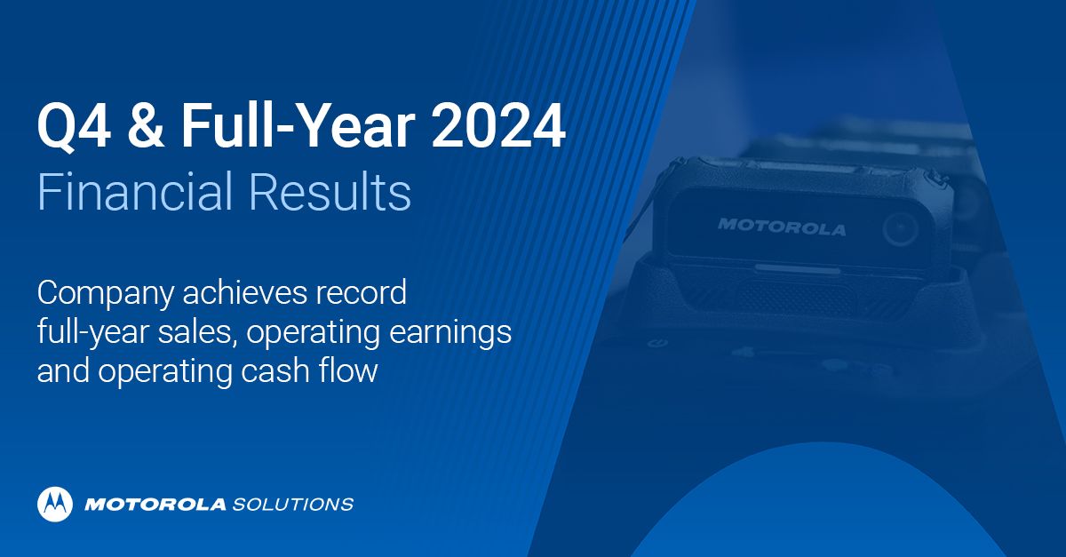 Motorola Solutions Reports Fourth-Quarter and Full-Year Financial ...